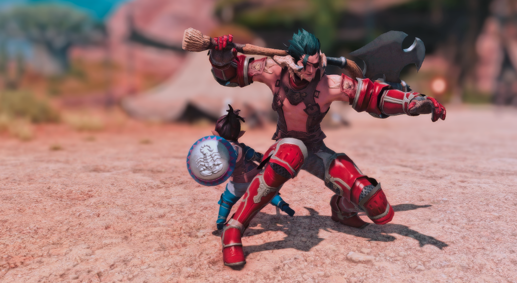 Scorpion and Dragon Gladiator Duo | Eorzea Collection