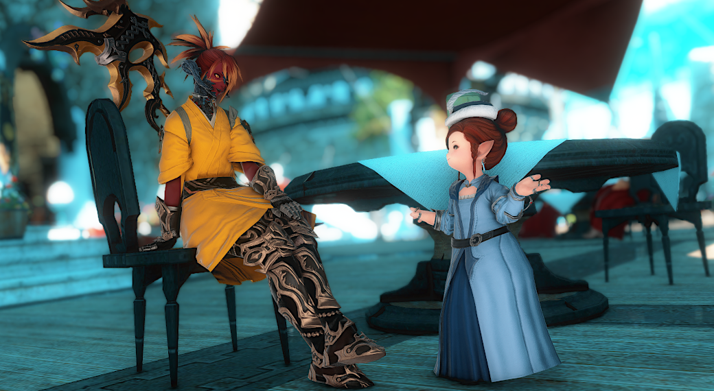 A Break from Fighting- Tea Time | Eorzea Collection