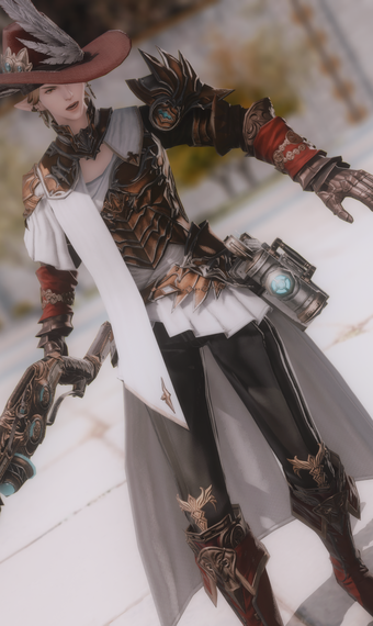 Classical Musketeer of Red and White | Eorzea Collection