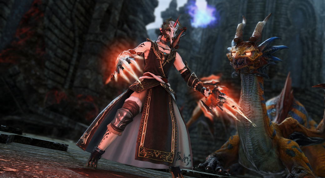 Dravanian Fire Monk | Eorzea Collection