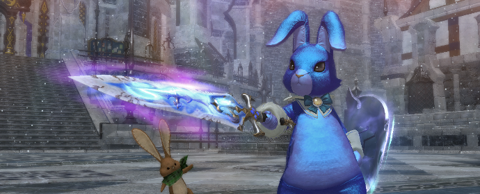 Blue Rabbit Knight | Eorzea Collection