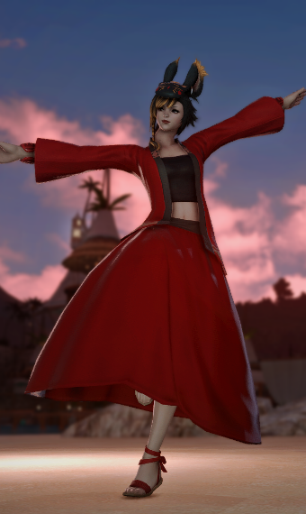 Red Faire Summer Dress | Eorzea Collection