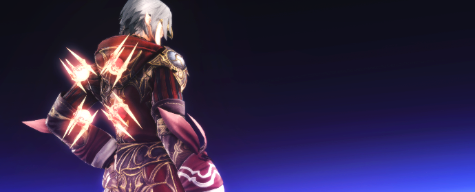 Battle stance in red | Eorzea Collection