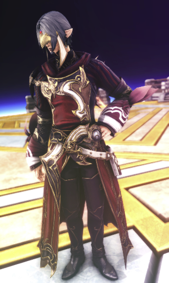 Battle stance in red | Eorzea Collection