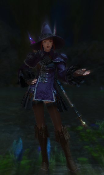 Black Purple Mage | Eorzea Collection