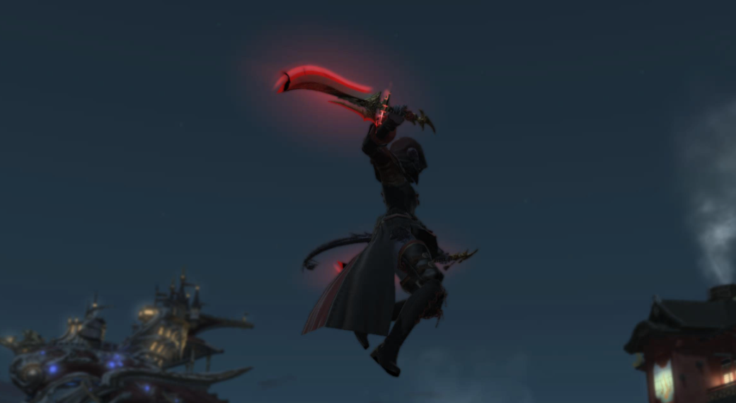 Ninja at night in Kugane | Eorzea Collection