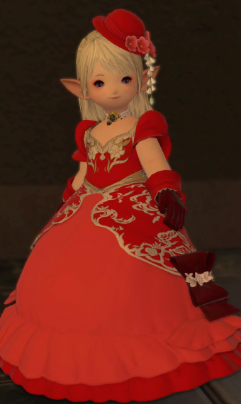 Elegance in red. | Eorzea Collection
