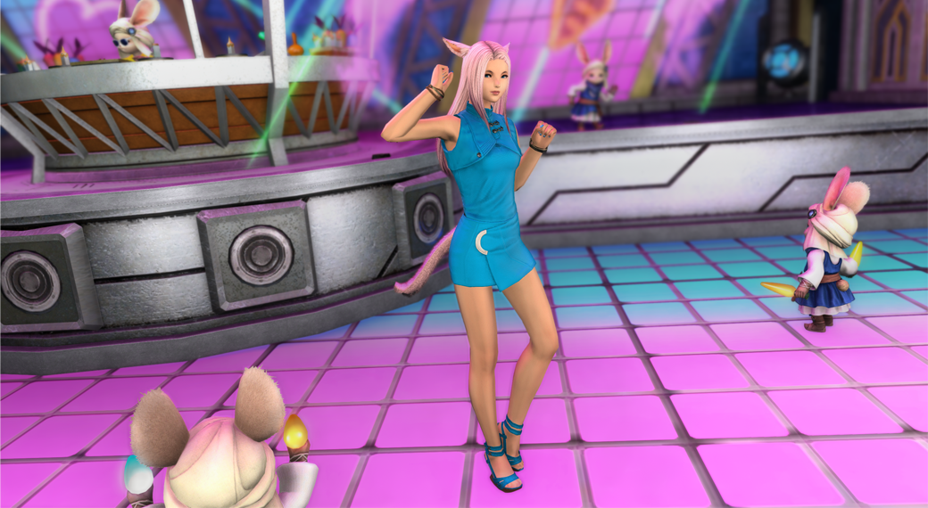 Blue Clubbing Outfit | Eorzea Collection