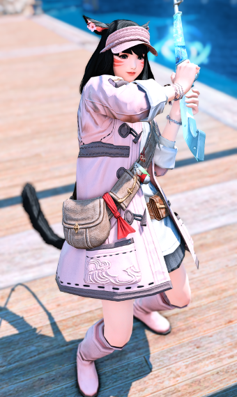 a town with an ocean view | Eorzea Collection