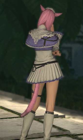 silly purple moogle ast | Eorzea Collection
