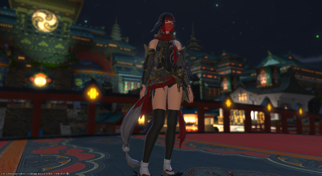 Basic red ninja glam | Eorzea Collection