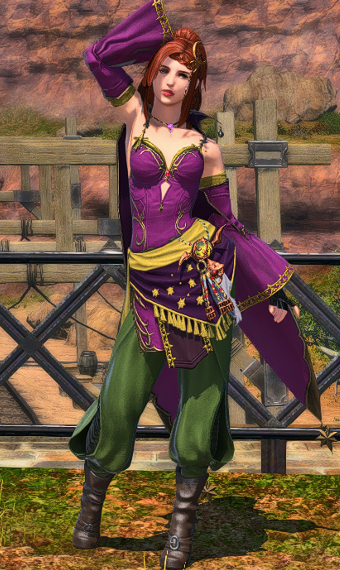 Fortune Seeker in Regal and Olive | Eorzea Collection