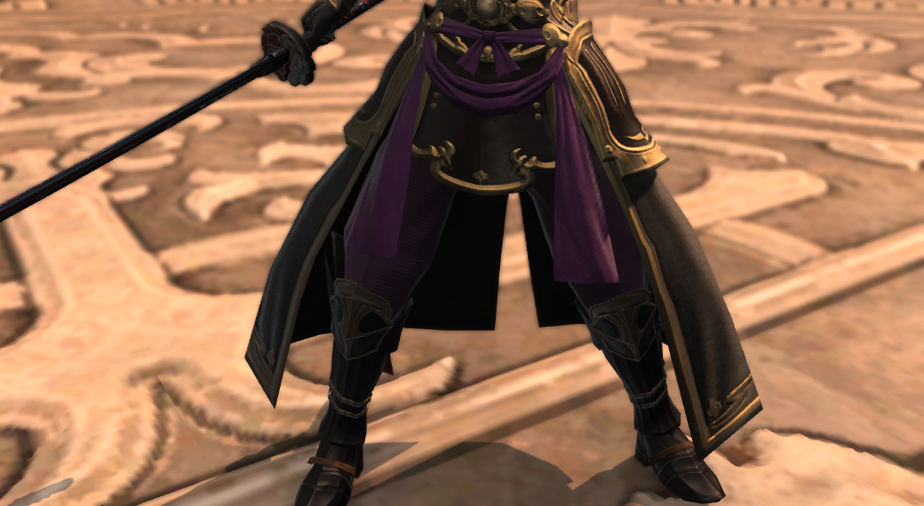 Fashion Fantasy : Shogun dark right hand knight | Eorzea Collection