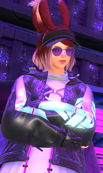 Neon Cyberpunk Healer | Eorzea Collection