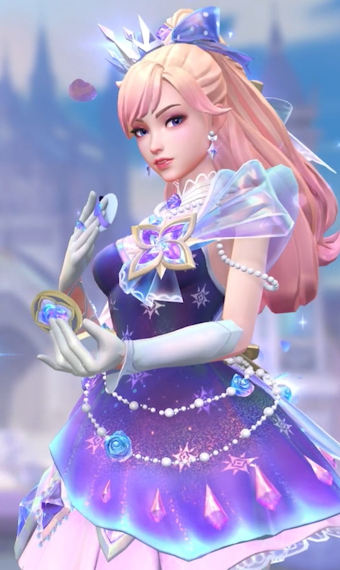 「League Of Legends | Wild Rift」 Prestige Lux Crystal Rose Minecraft Skin