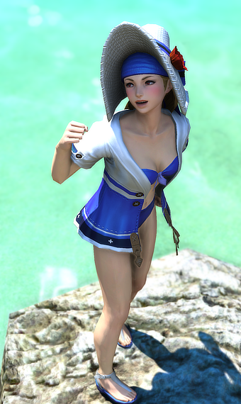 Beach Stroll outfit | Eorzea Collection