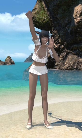 Beach episode outfit | Eorzea Collection