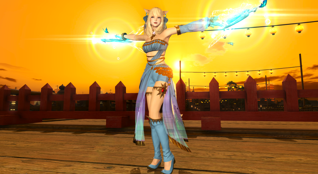 Blue Butterfly Dancer | Eorzea Collection