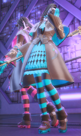 Neon Eclipse Sorceresses | Eorzea Collection