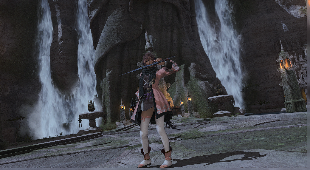 Eastern warrior in pink!