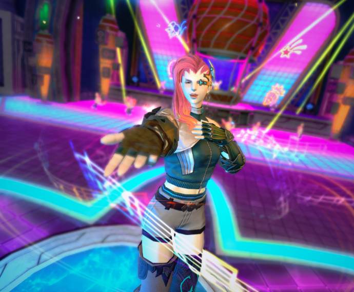 Cyber Bard - Turquoise Technocrat | Eorzea Collection