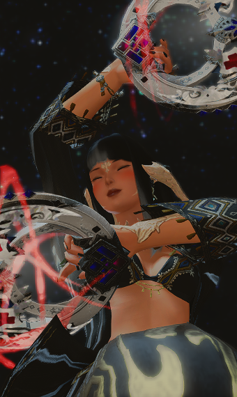 Black & gold dance | Eorzea Collection