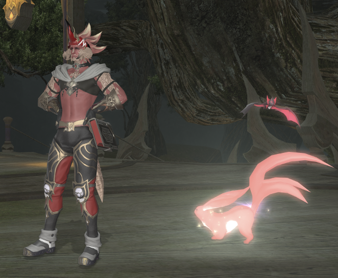 Auri-ding Rainbow - The Pink Pageturner | Eorzea Collection