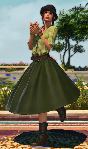 Dapper Casual Shades of Green | Eorzea Collection