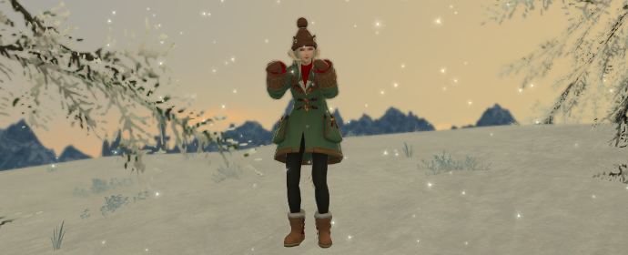 Winter Moogle | Eorzea Collection