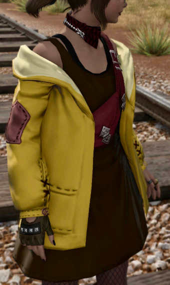 posing on traintracks in the desert to look edgy | Eorzea Collection