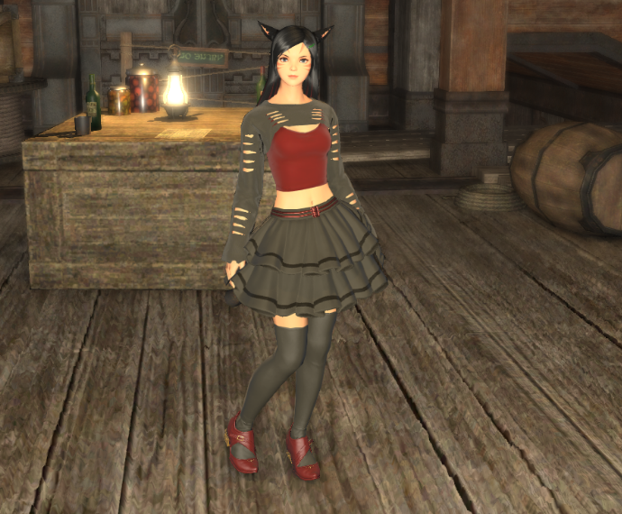 High-cut shirt catte! | Eorzea Collection
