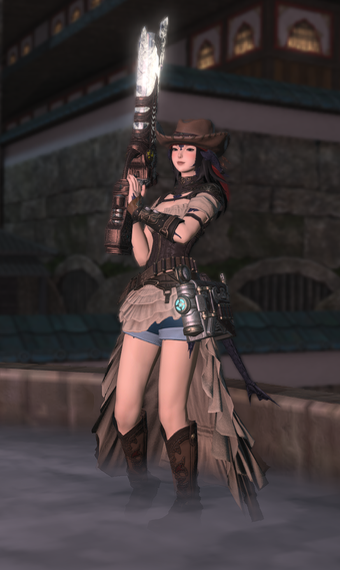Wild West Aura Cowgirl Machinist Glam | Eorzea Collection