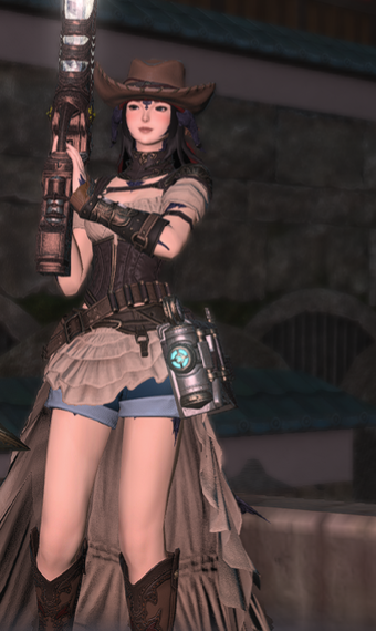 Wild West Aura Cowgirl Machinist Glam | Eorzea Collection