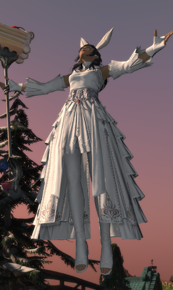 Pure White Bunny Mage | Eorzea Collection