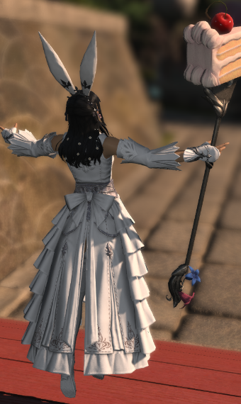 Pure White Bunny Mage | Eorzea Collection