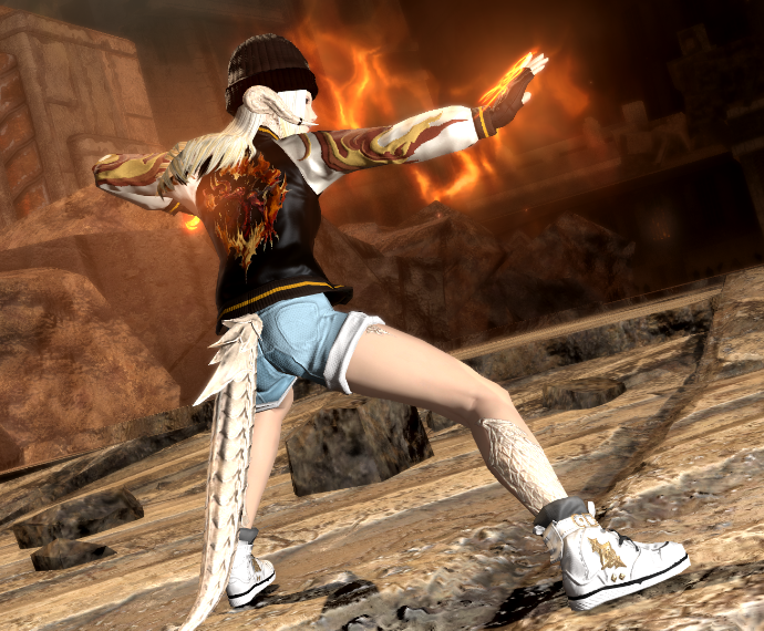 Vankee Girl with Fire | Eorzea Collection