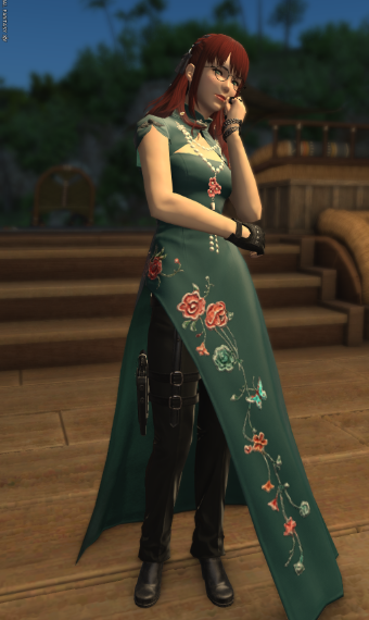 Hired Security, but in a fancy dress | Eorzea Collection