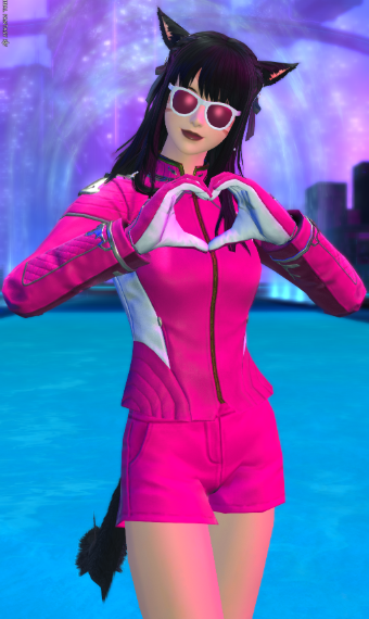 Neon Pink Racer | Eorzea Collection