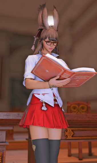 Evening class : Distracted student | Eorzea Collection