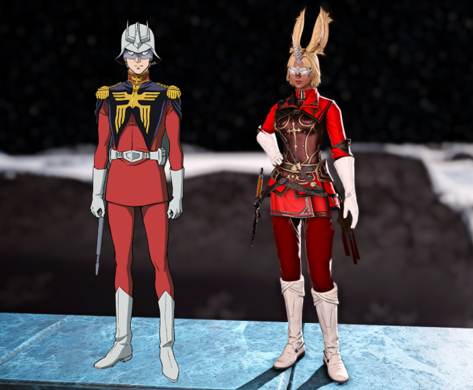 Char Aznable (Gundam cosplay) | Eorzea Collection