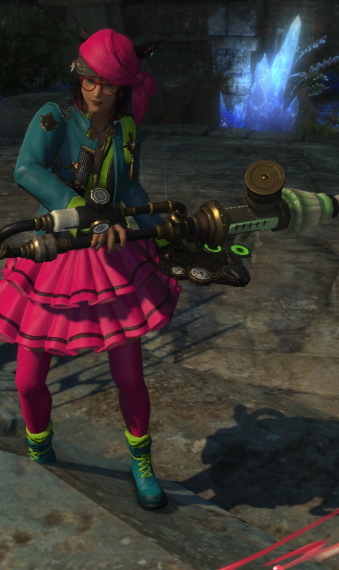 Stylish Neon Pictomancer | Eorzea Collection