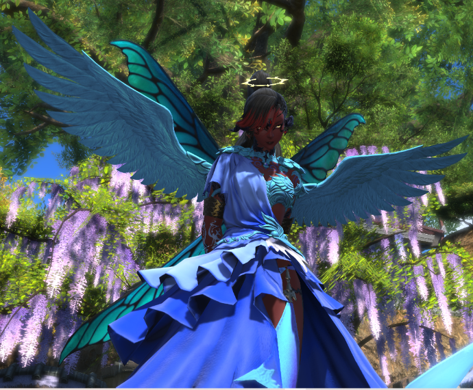 Blue pixie summon | Eorzea Collection