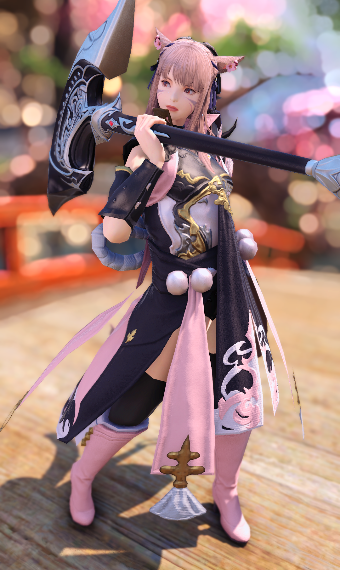 Far Eastern Warrior in Pink | Eorzea Collection