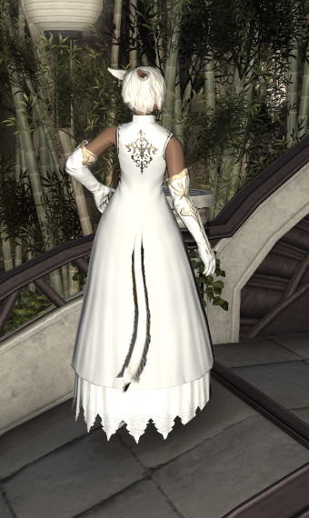 Elegant in white. | Eorzea Collection