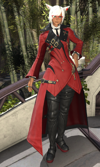 Summoner Caster in red | Eorzea Collection