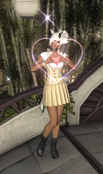 Bone White dirndl | Eorzea Collection