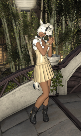 Bone White dirndl | Eorzea Collection