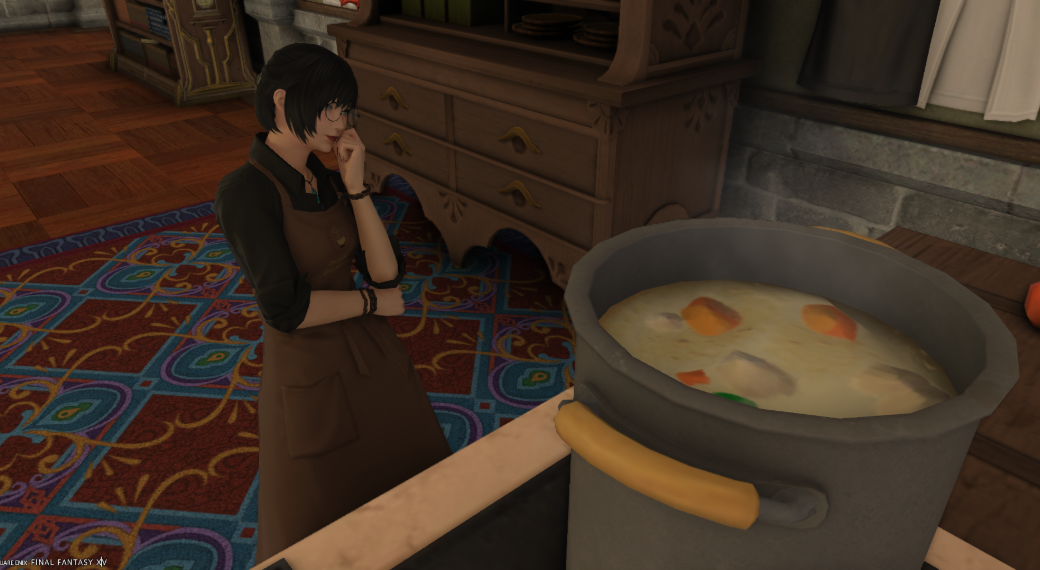 yet another coffee earing barista glam | Eorzea Collection