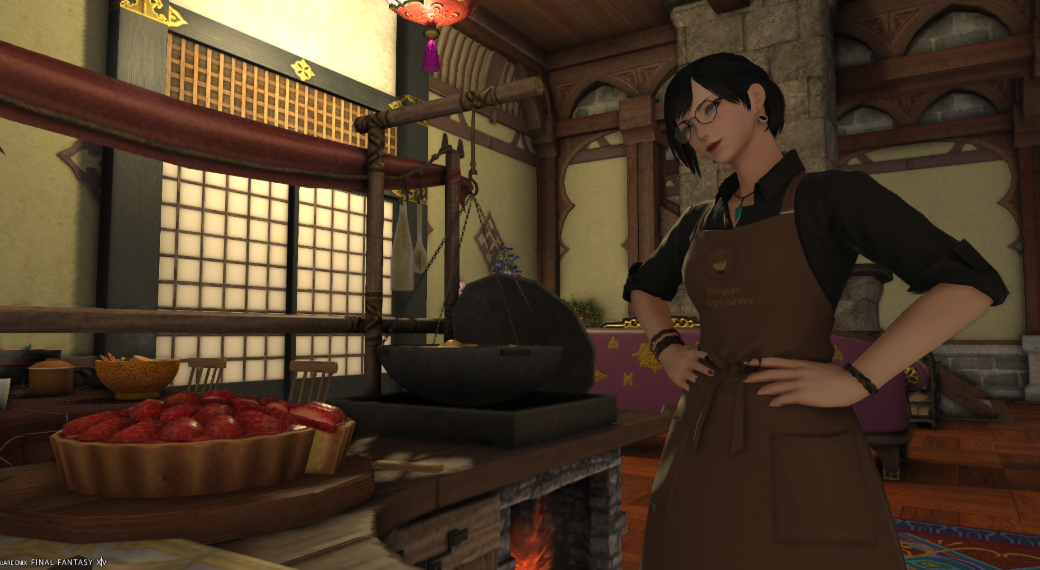 yet another coffee earing barista glam | Eorzea Collection