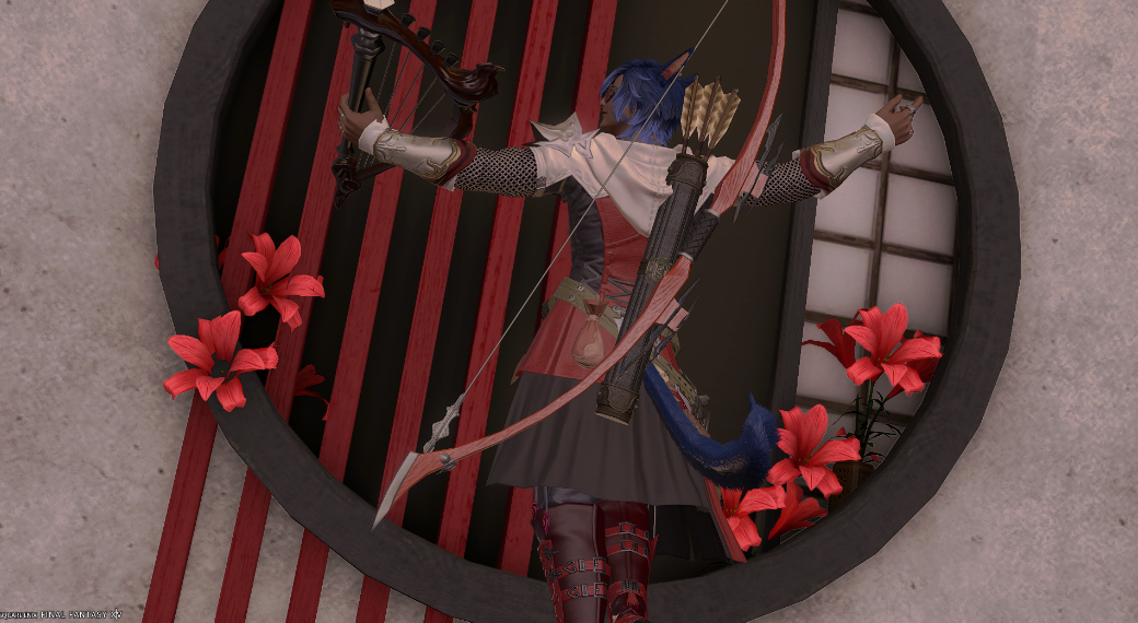 Blood Red Rearguard | Sprout Friendly Glamour | Eorzea Collection